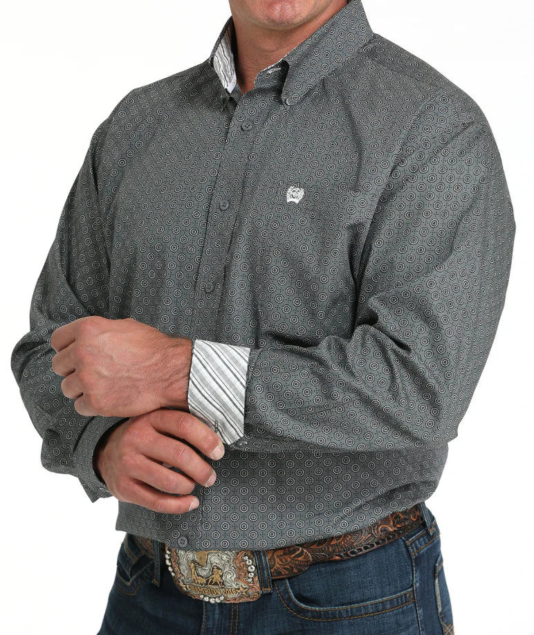CLMTW1105987 Mens Cinch L/S Shirt- Circle Print – Paradise Hill Ranch ...
